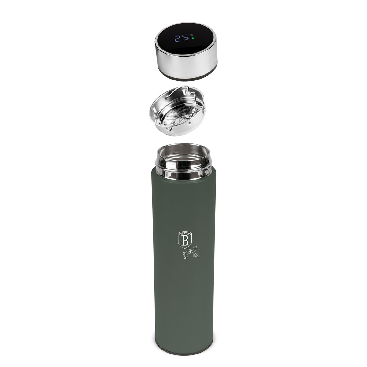 Berlinger Haus 500ml Vacuum Flask with LED Temperature Display - Matte